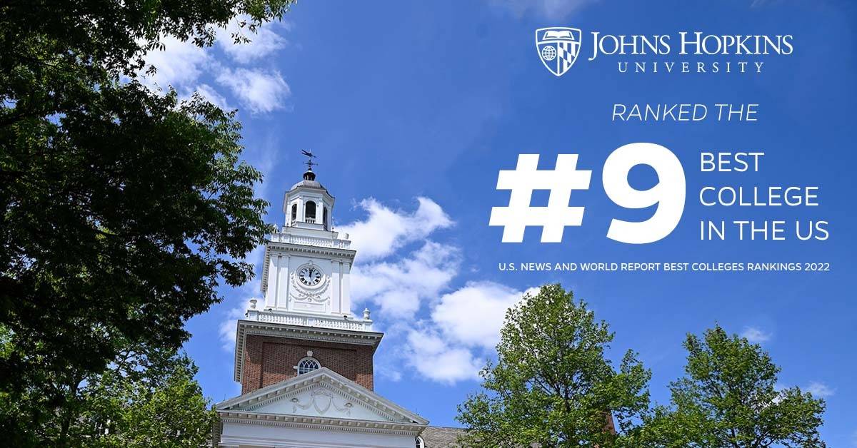 Johns Hopkins remains No. 9 in annual 'U.S. News' college rankings | Hub